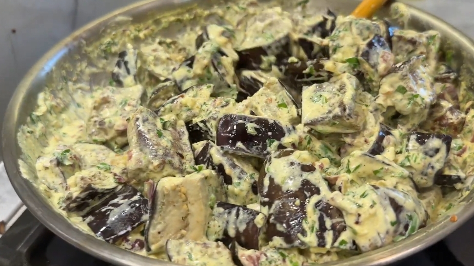 Самый вкусный рецепт баклажанов - весь секрет в сметаной заправке!🍆🍆🍆