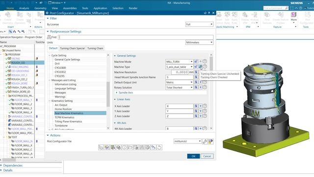 Post Processor Millturn - Weekly Tech Tip #28 - Using custom variables for chain conditions