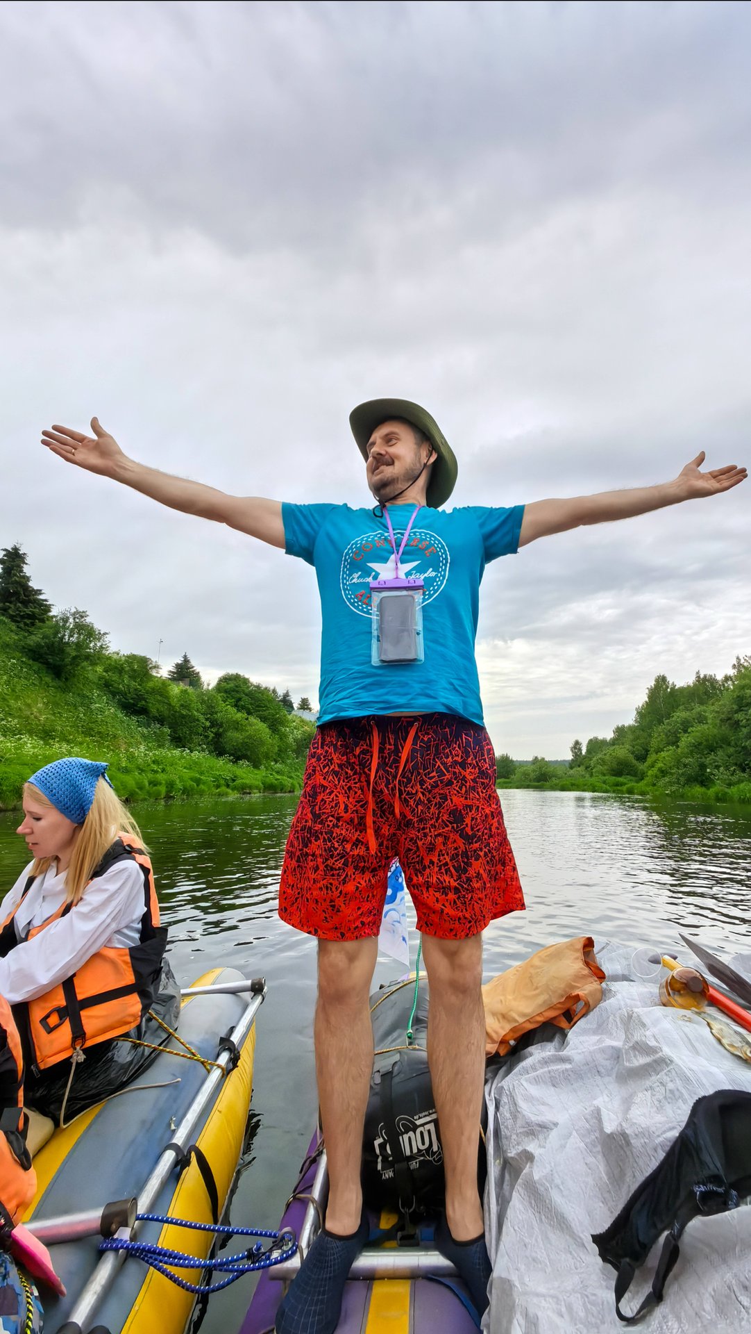 Наш традиционный дружеский сплав.