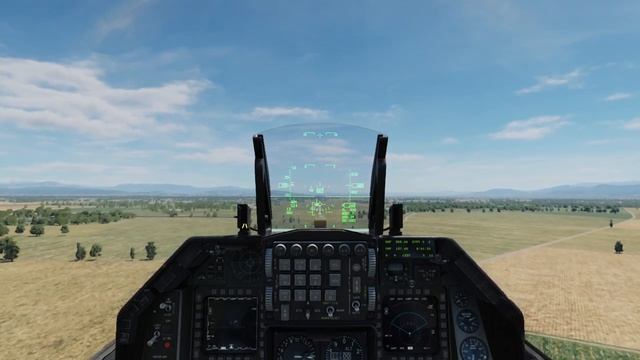 Посадка истребителя F-16C Viper. Аэропорт Кутаиси.