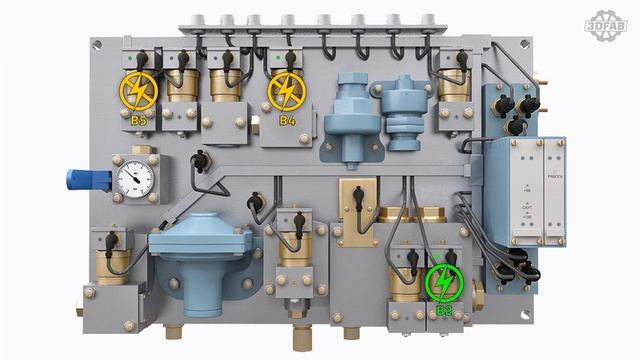 Клапан аварийного экстренного торможения КАЭТ -принцип работы-