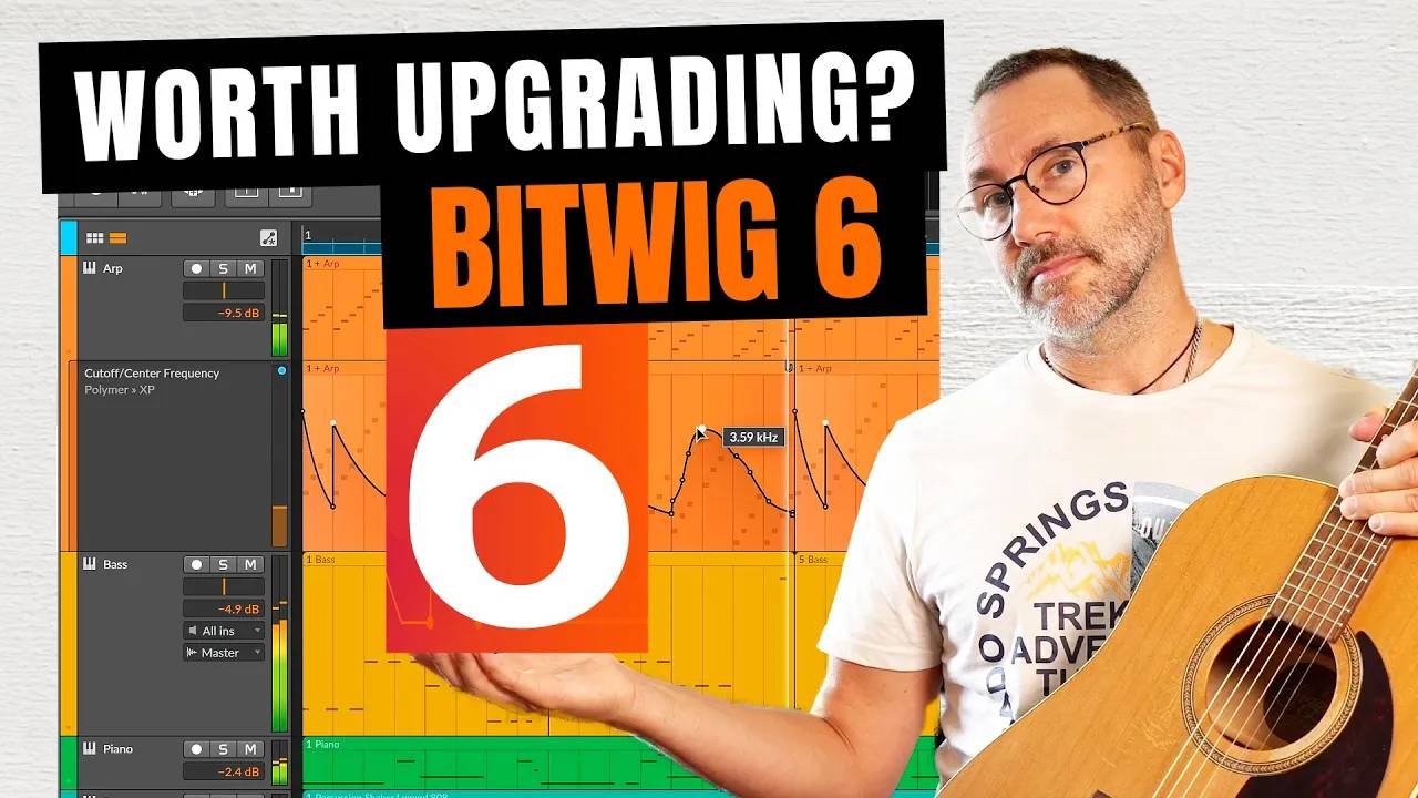 Bitwig Studio 6: Linked Clips, Automation and New UI