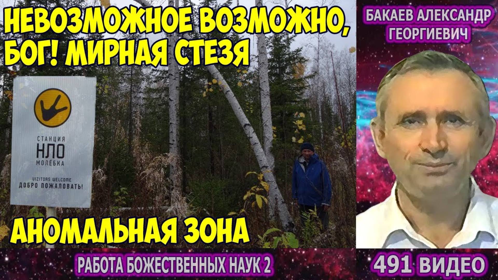Часть 491. [Аномальная зона Молёбка] - Работа Божественных наук. Часть 2. Бакаев А.Г.