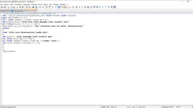 Encrypt Post Processor Post Builder   Post Configurator   Tcl Native - Weekly Tech Tip #20
