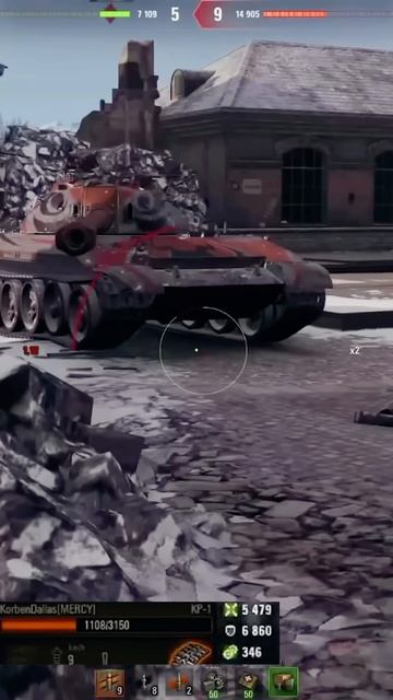 КОРБЕН И 9.800 НА КР-1, XI УРОВНЕ WOT 2.0 #wot #wot2 #shorts #korben