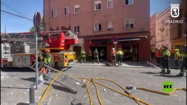 25 جريح بينهم 3 في حالة حرجة جراء انفجار ضخم هز مدريد