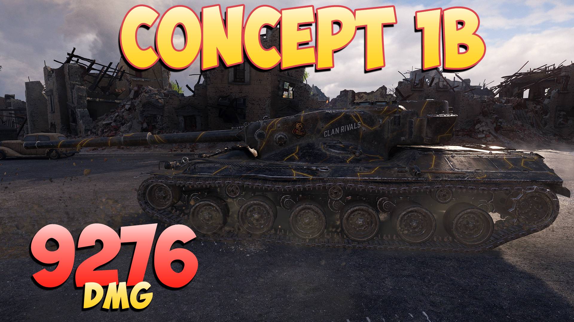 Concept 1B • Без потерь! - 6 Фрагов 9.2K Урона • Мир Танков