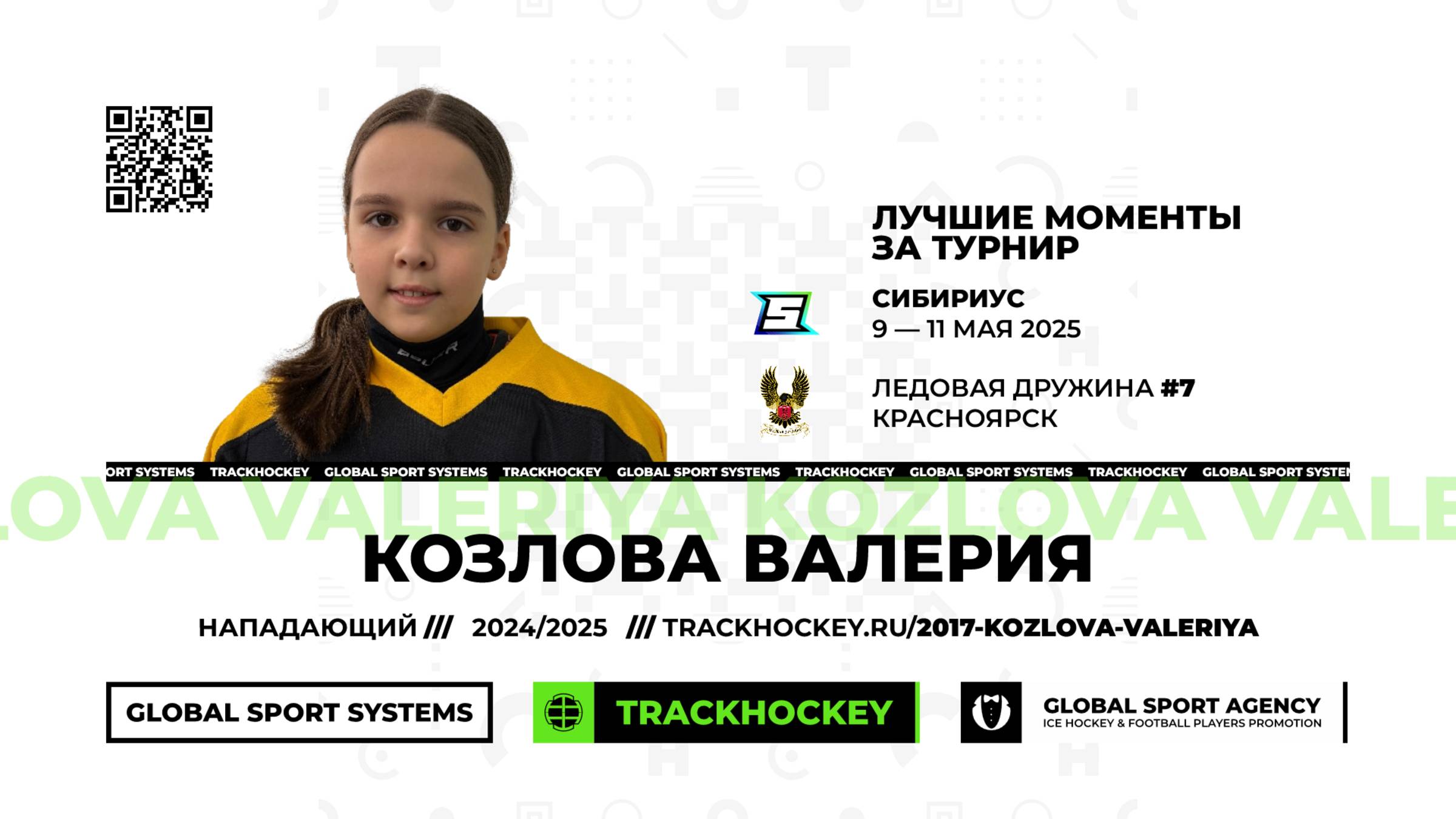 Козлова Валерия  • Лучшие моменты за турнир Сибириус 2017 • 9 — 11 мая 2025
