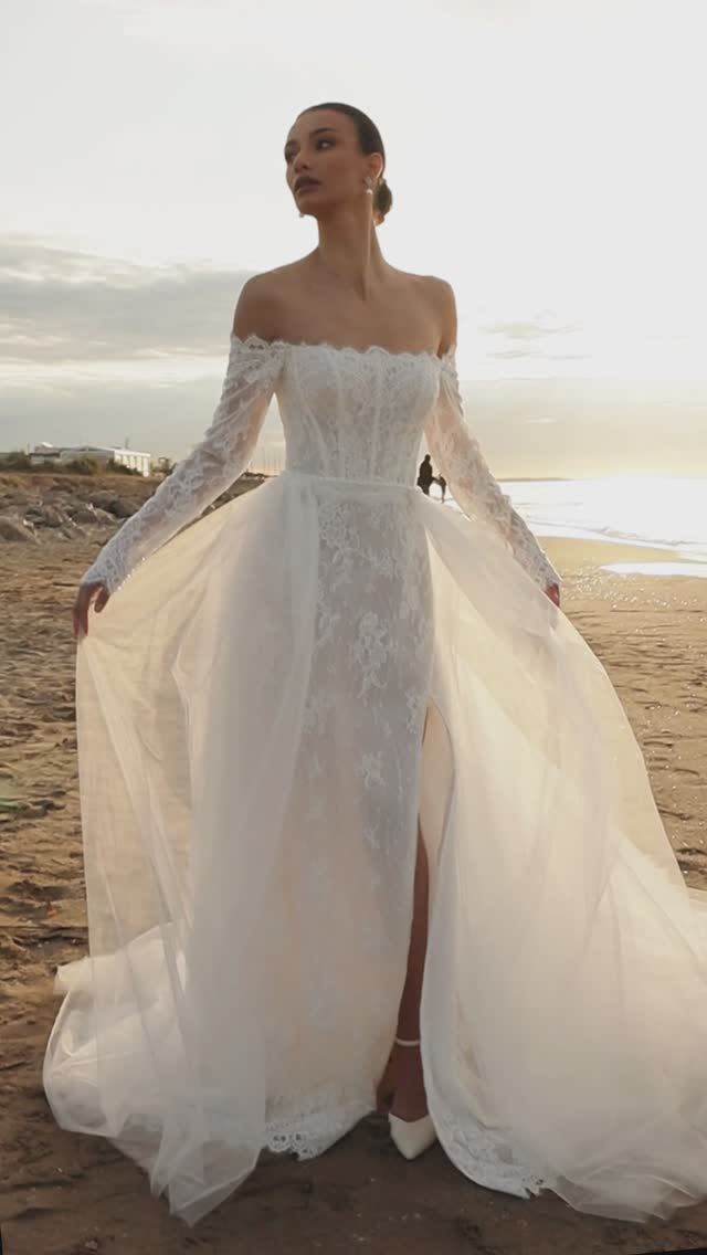 Свадебное платье Френки из коллекции «Golden hour» 2026, от бренда Gabbiano