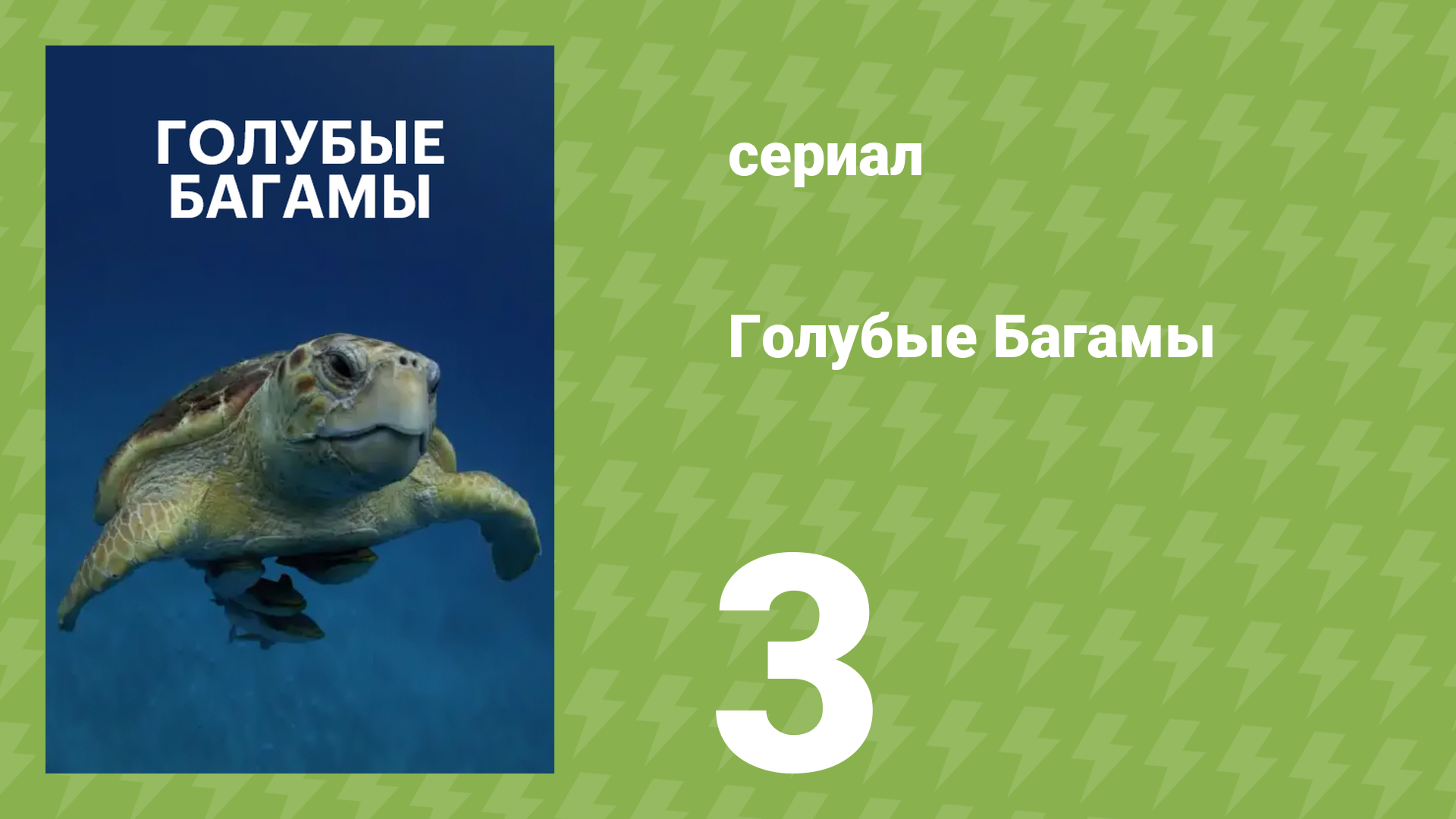 Голубые Багамы 3 серия «Песчаные отмели» (документальный сериал, 2015)