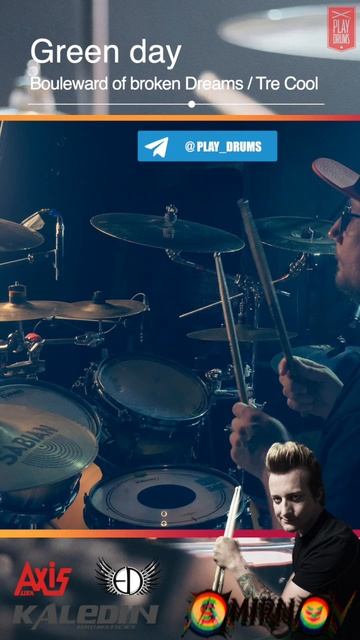 Green day - Bouleward of broken Dreams - Tre Cool | Александр Смирнов #drumbeat #drumcover