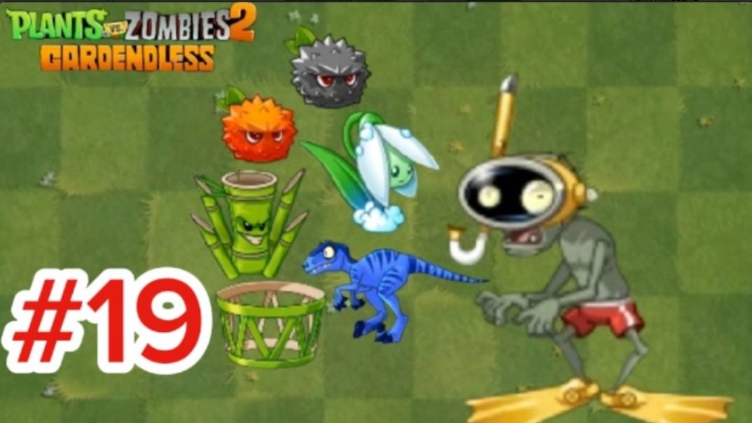 Новые растения: бамбук, подснежник и личи! Plants vs zombies 2 Gardendless #19