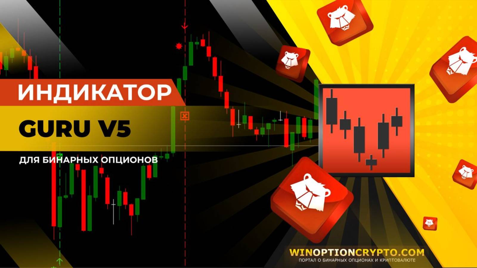 Guru V5 индикатор для бинарных опционов + Pocket Option бонус