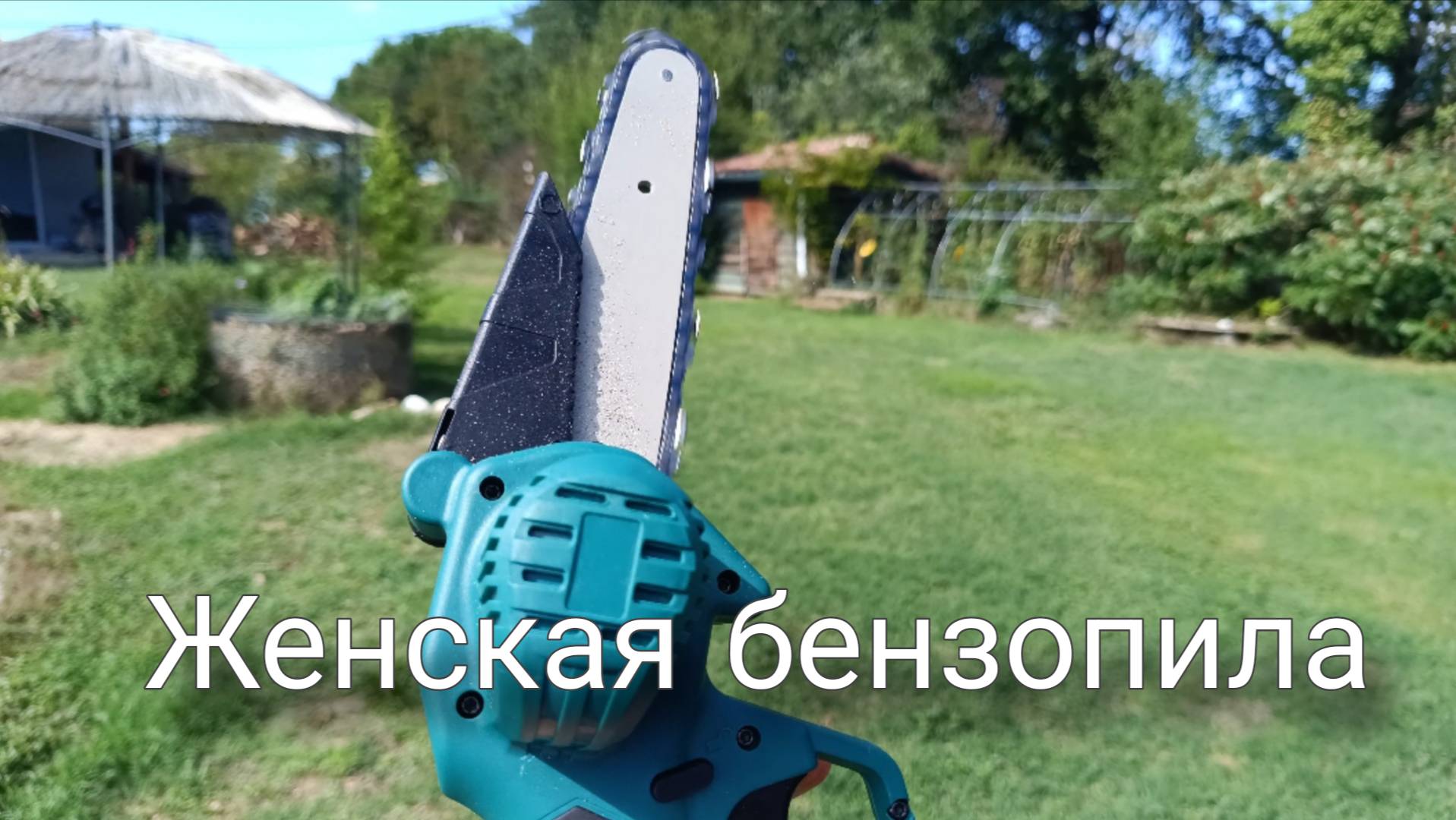 Мощная малышка пилит ветки. Я и броканты.