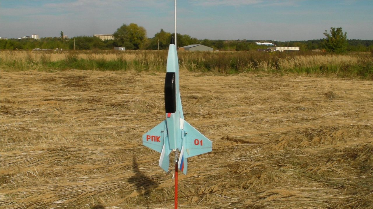 Первый полет ракетоплана РПК-1.