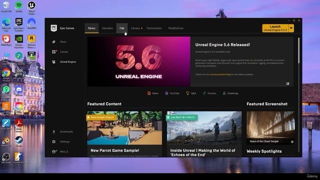 1.1 - Unreal Engine 5.6 Installation