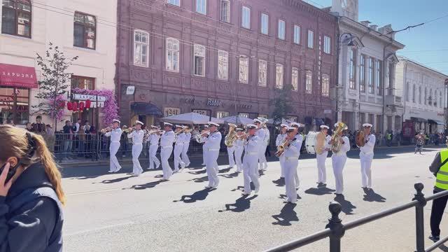 Оркестр военно-морского училища. Севастополь.