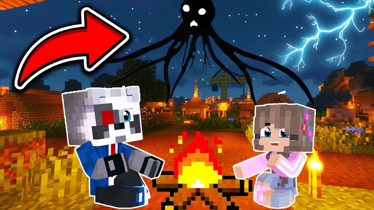 НУБ И ПРО ПРИЗВАЛИ НЕБЕСНЫЙ КРИКУН В СВОЕМ МИРЕ В МАЙНКРАФТ SCP SKY ...