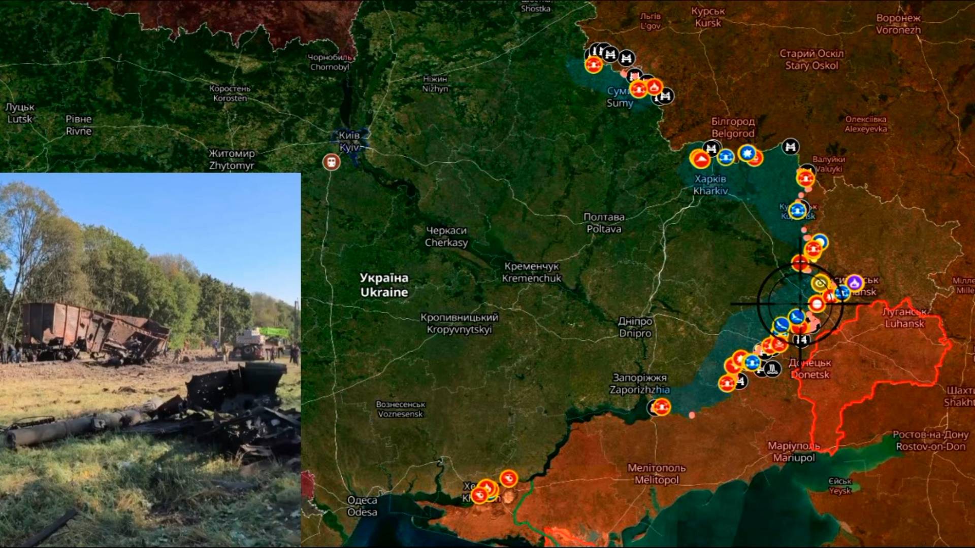 15.09.2025 Карта боевых действий. Обстановка на фронте