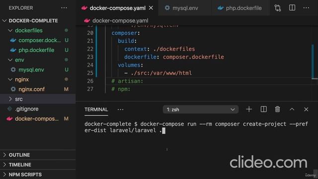 Docker & Kubernetes практический гайд - 8. A More Complex Setup A Laravel & PHP Dockerized Project