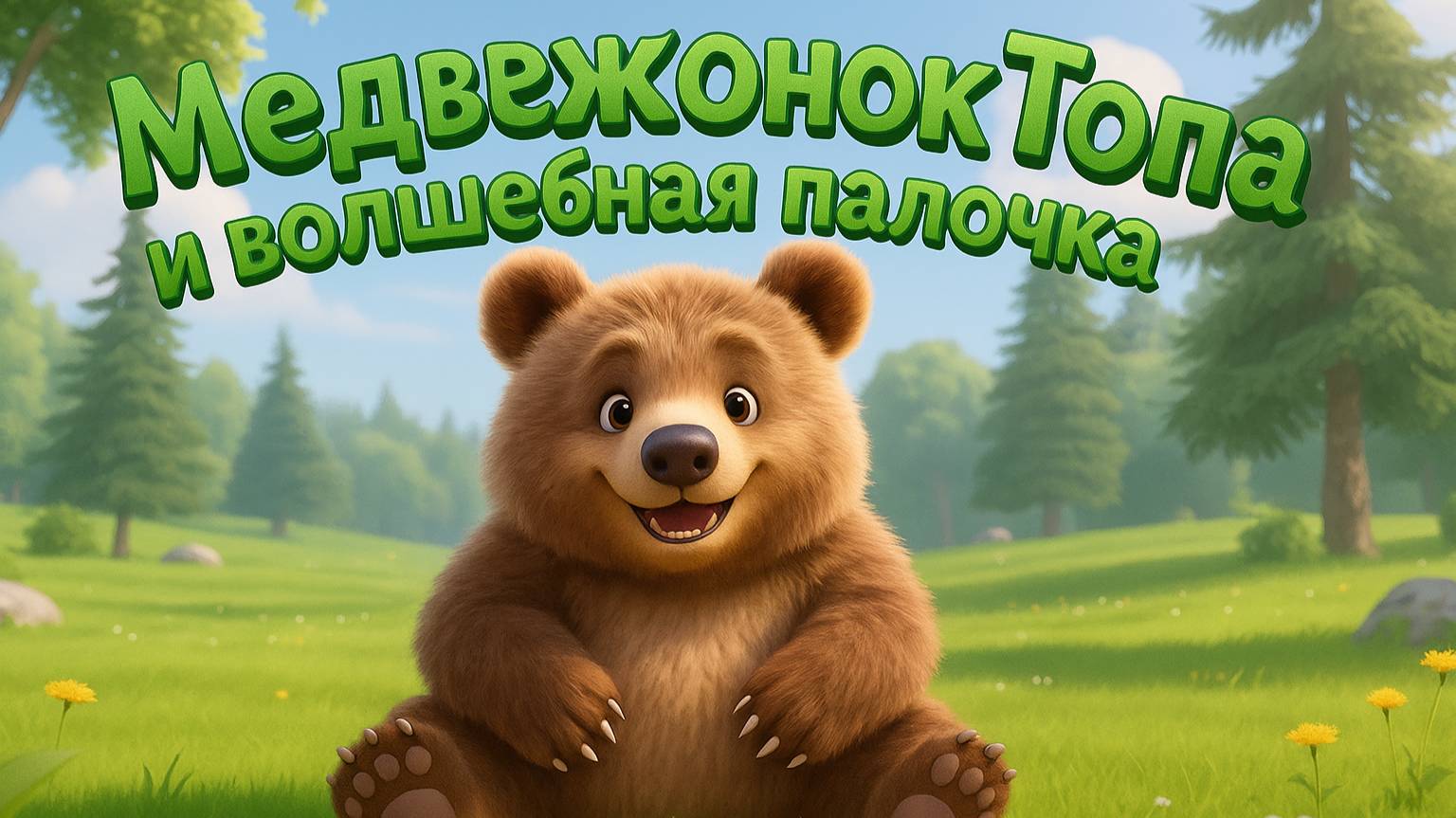Медвежонок Топа и волшебная палочка|Детские мультики|Детские сказки🎉✨