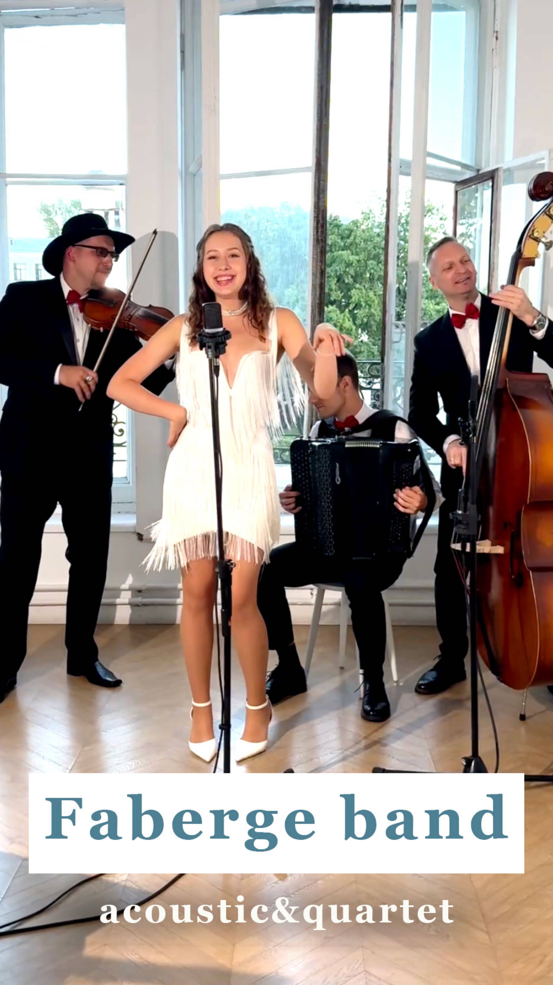 Faberge band | acoustic quartet | St.Peresburg #singer  #music #cover