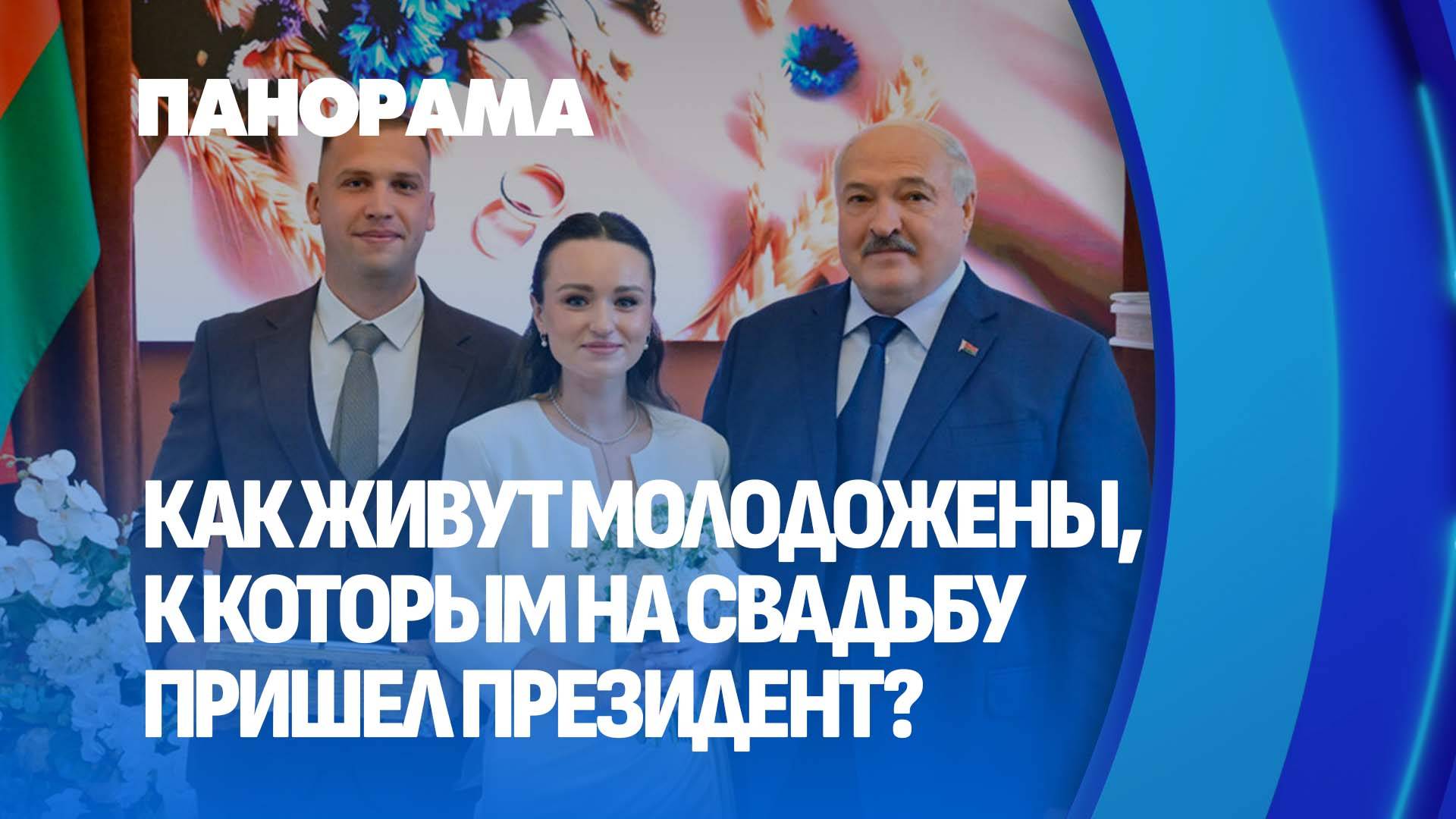 Особенный гость: поздравление от Президента в день свадьбы. Панорама