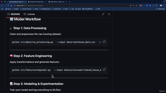 07. Setting up MLOps CI Workflow with GitHub Actions