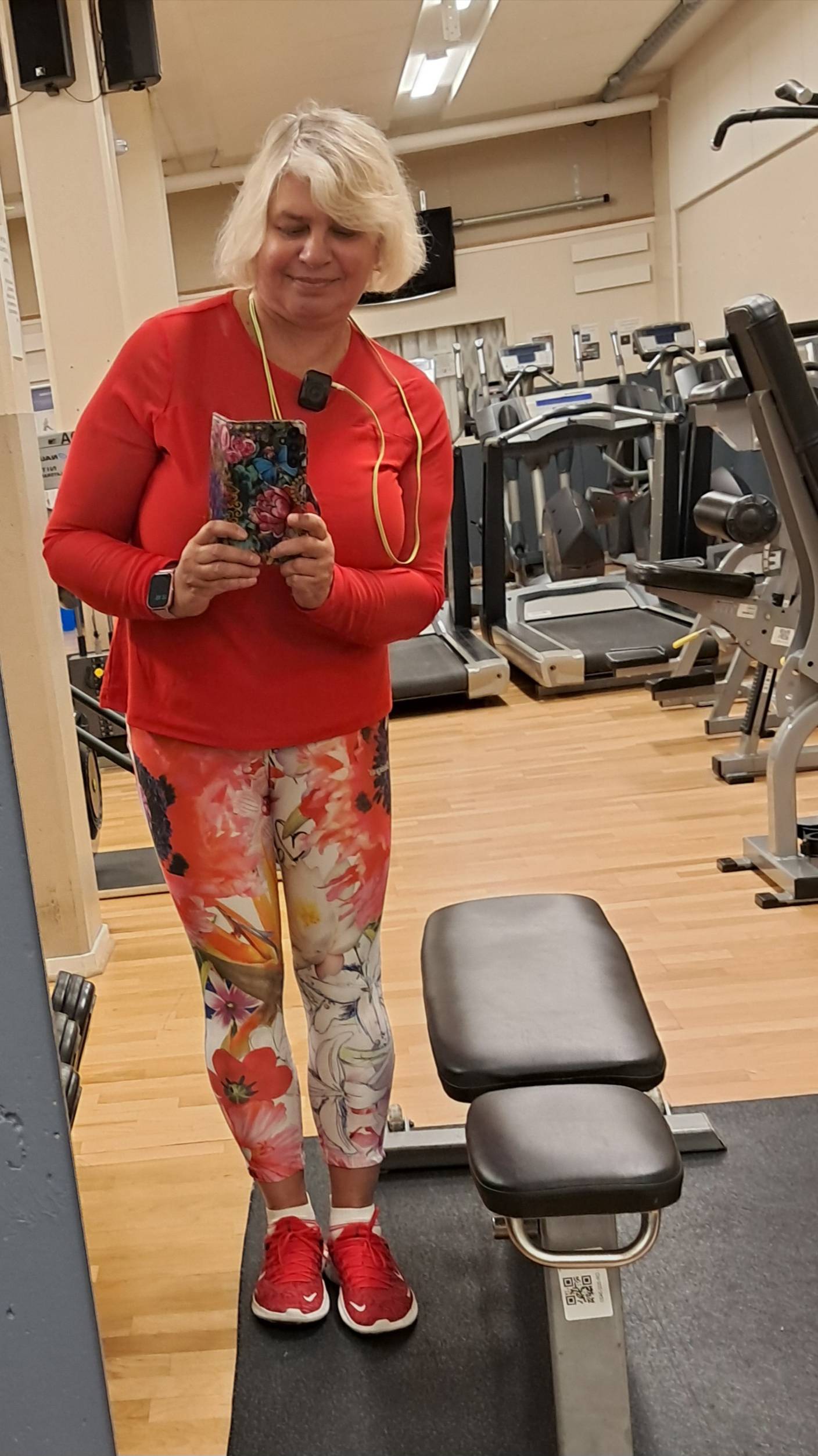 В тренажерном зале