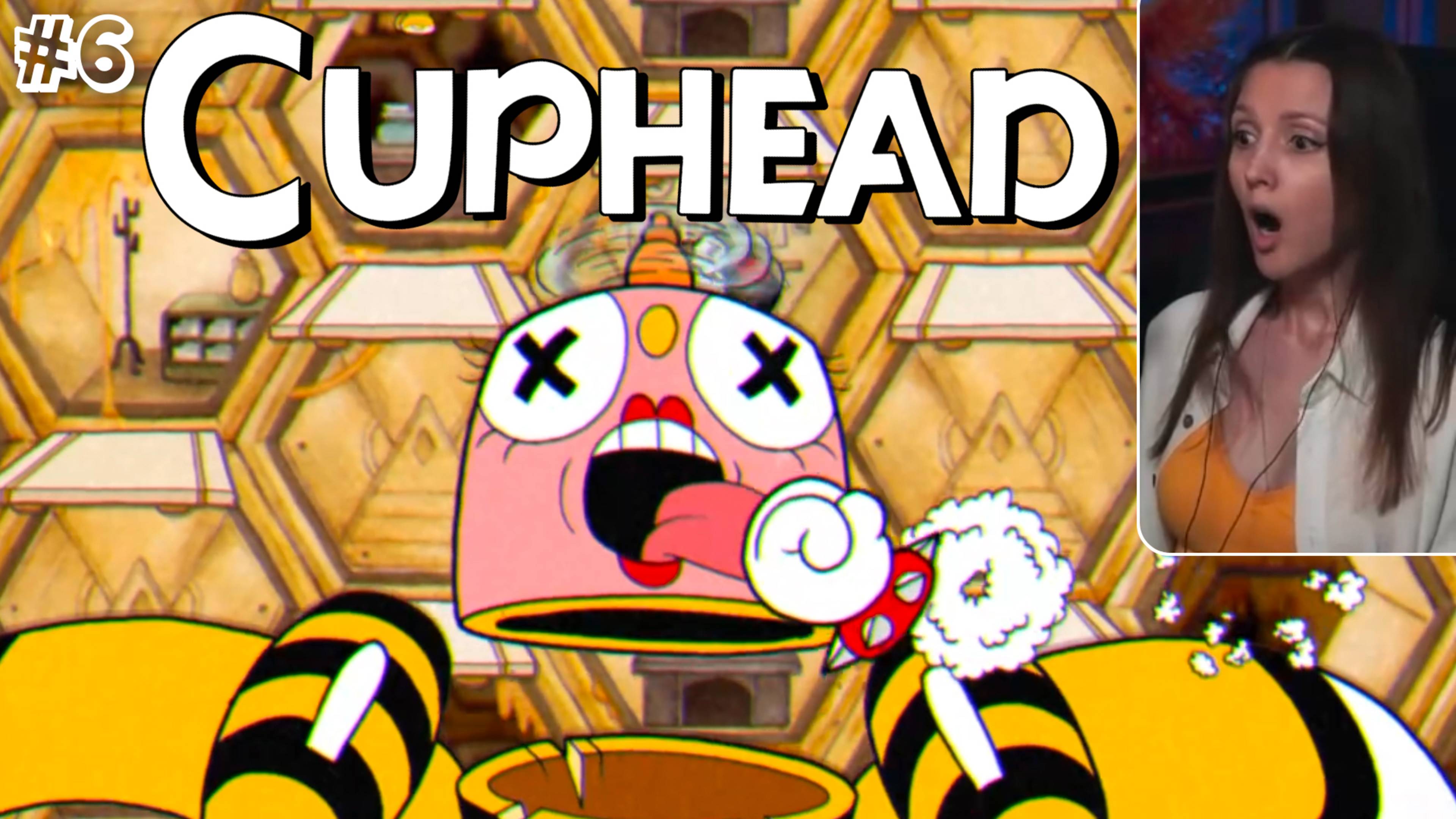Cuphead #6 - Ночь с пчелой