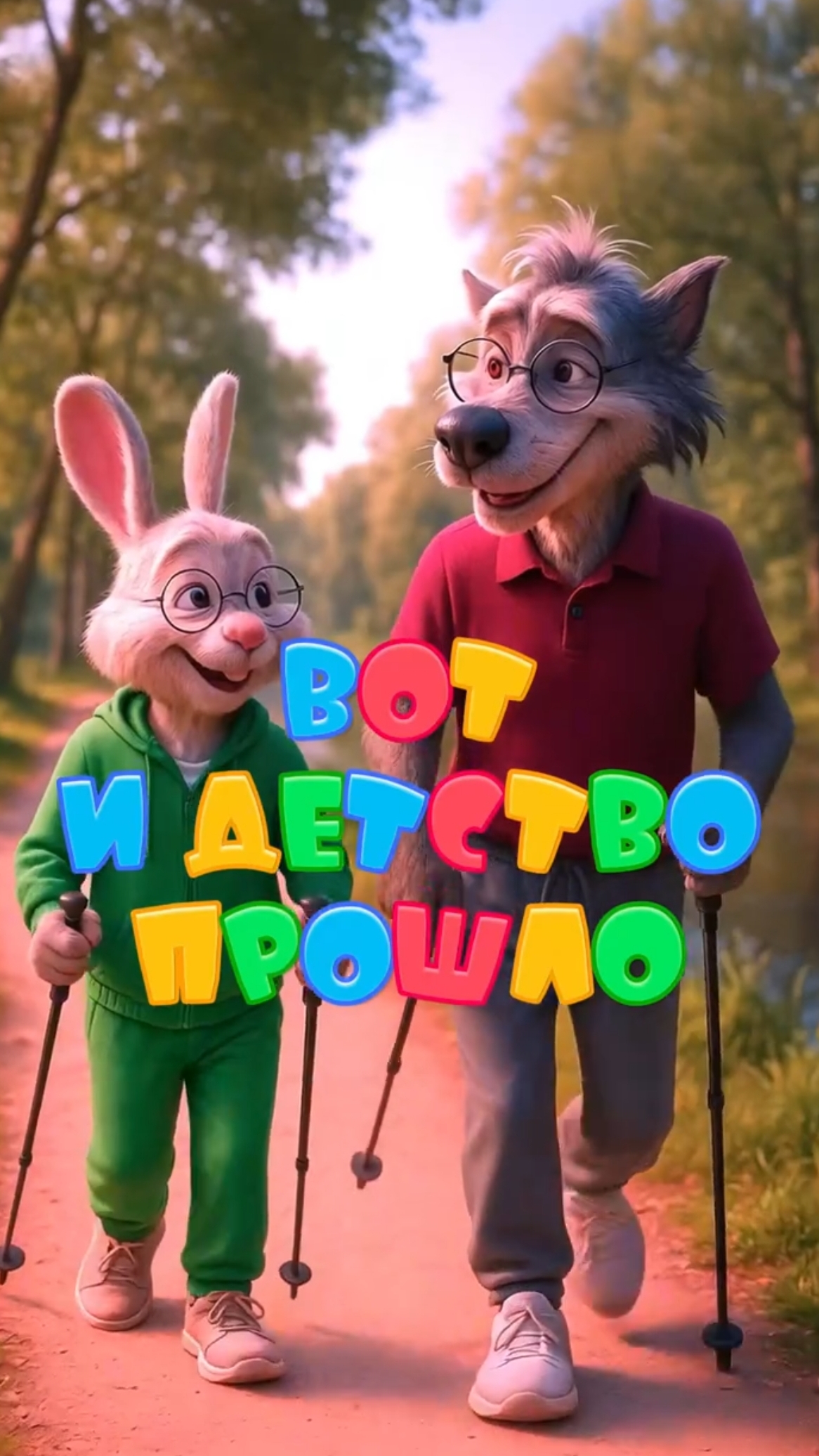 Вот и детство прошло. Постаревшие персонажи мультиков.