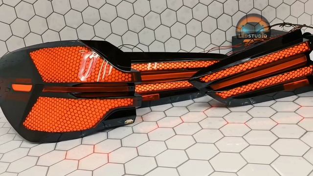 BMW x1 светодиодные тюнинг фонари