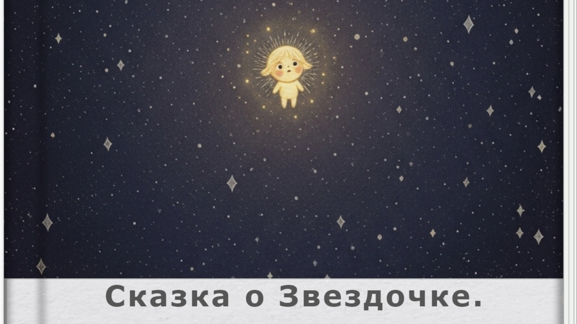 Сказка о Звездочке. Глава 1: Рождение Искорки. Автор: Елена Клюева