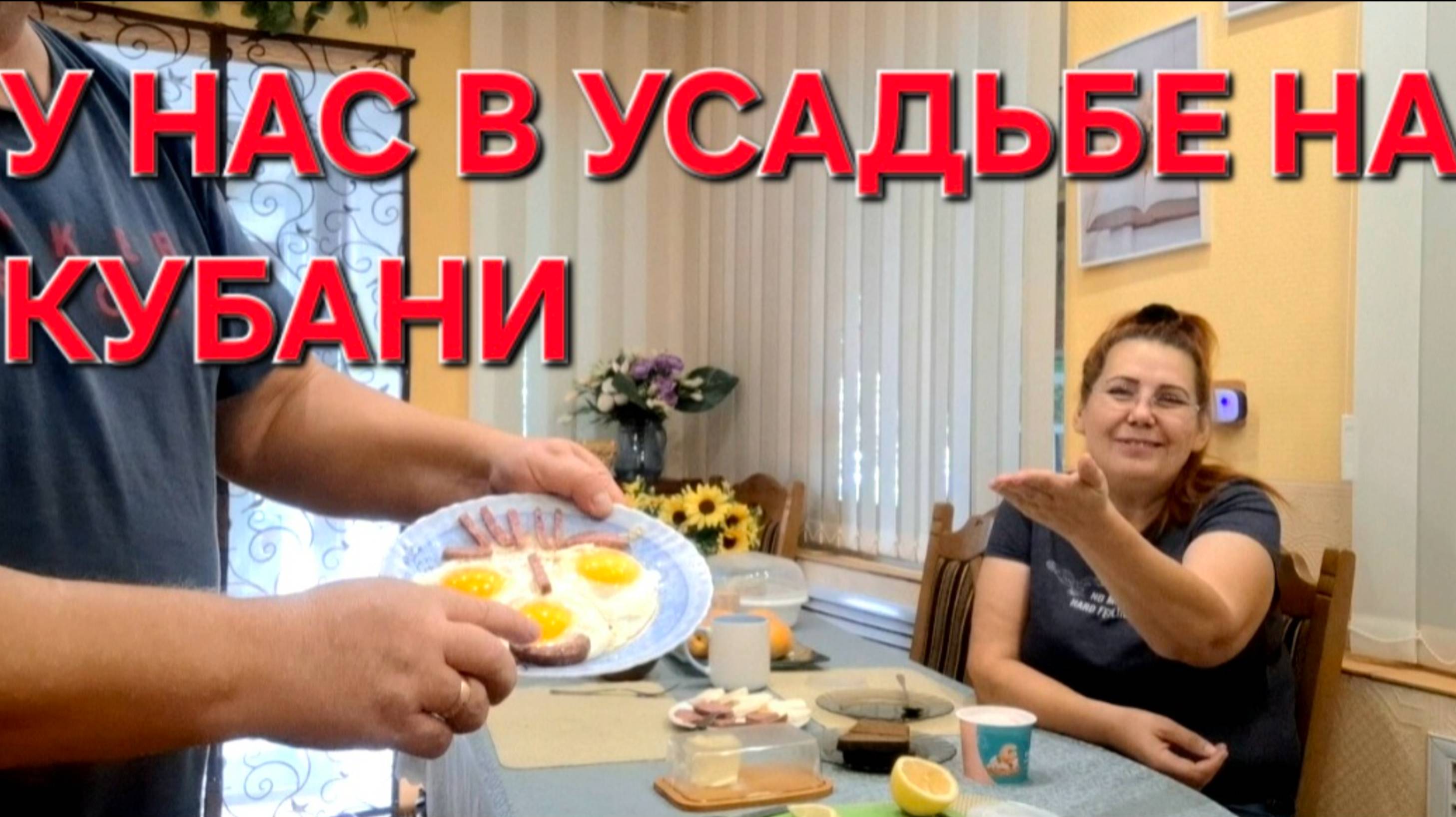 761 А у нас в Усадьбе на Кубани. Простая жизнь простых людей в станице на юге.