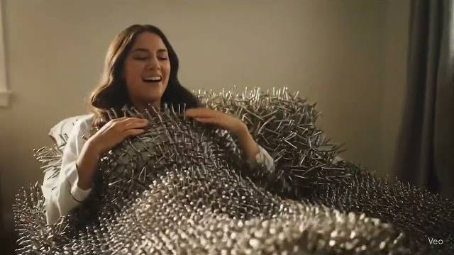 КРОВАТЬ ИЗ ГВОЗДЕЙ! ПРОТИВНЫЙ АСМР! А ЕЙ ТАК ТО НРАВИТСЯ ЛЕЖАТЬ ТАМ ЧТО С ЛИЦОМ