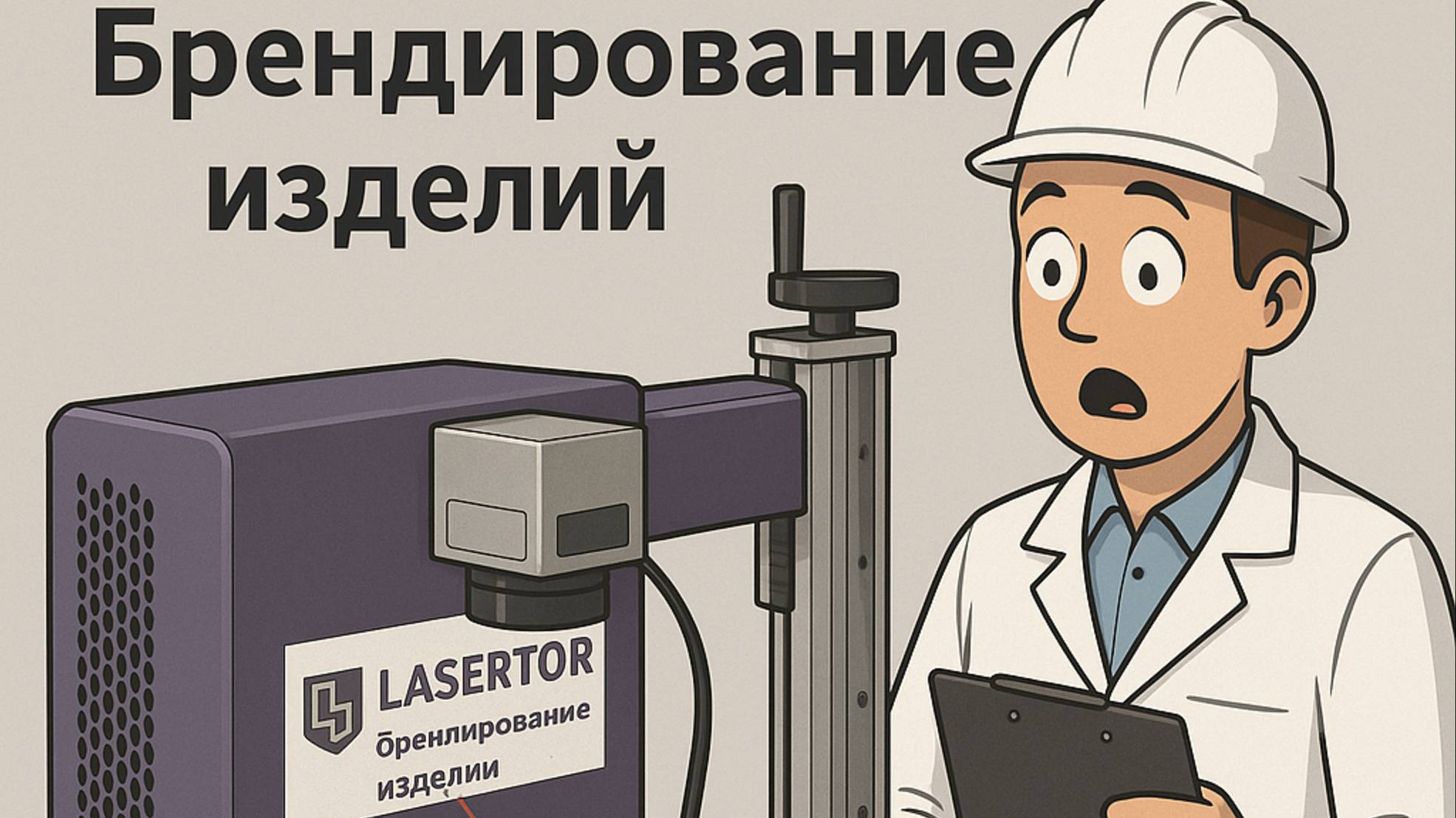 Лазерная гравировка бетона