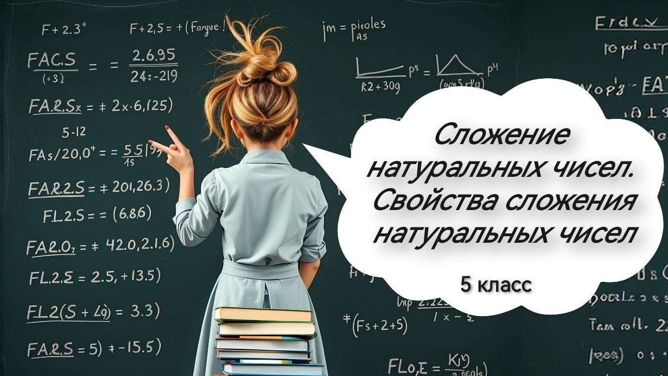 Сложение натуральных чисел. Свойства сложения натуральных чисел. 5 класс