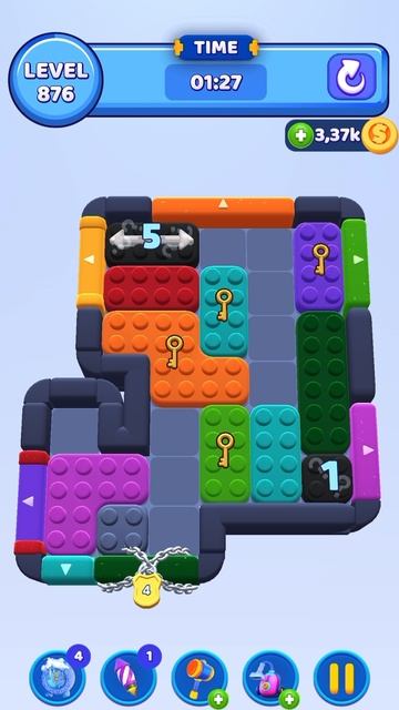 Color Block Jam 876 Уровень