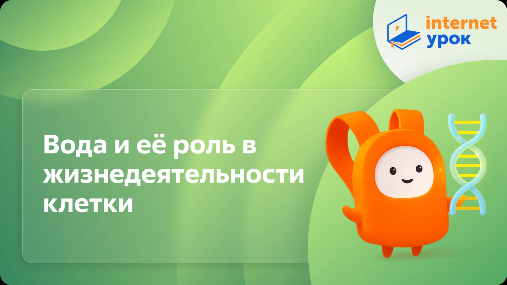 Вода и её роль в жизнедеятельности клетки. Видеоурок по биологии 10 класс