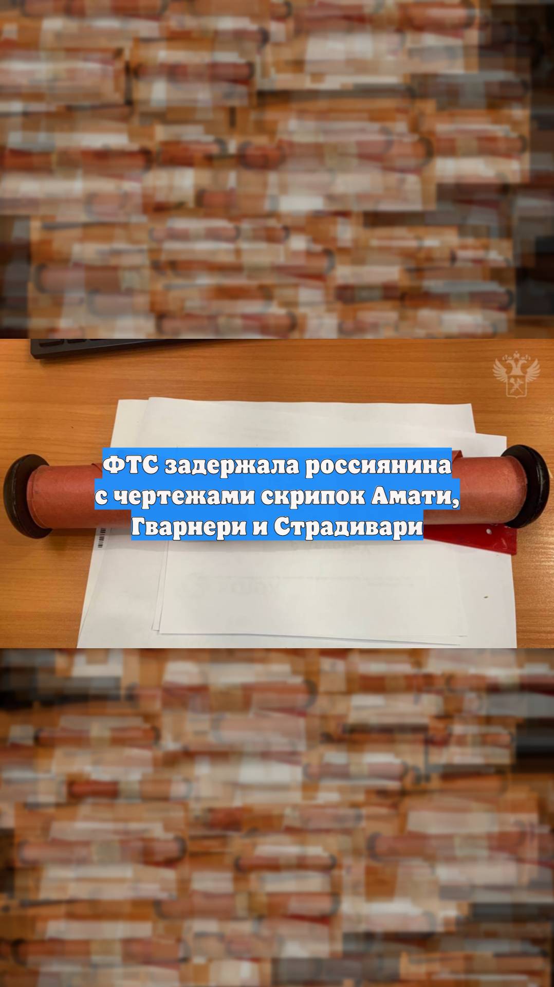 ФТС задержала россиянина с чертежами скрипок Амати, Гварнери и Страдивари