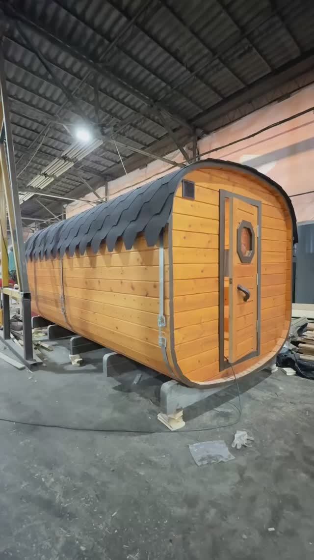 Баня-Бочка «Квадро» 4.75*2.15м от компании DSV Group👌