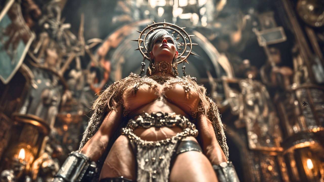 Adepta Sororitas – Punishing Fire | Warhammer 40K Cinematic | AI Music Clip