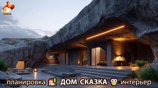 Сказочный дом мечты – 3D идея для вдохновения с планировкой и интерьером 🏡🏚️🏠 вариант (369)