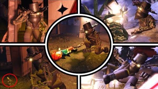 Roblox DOORS: На улице — Все моменты с САДОВНИКОМ