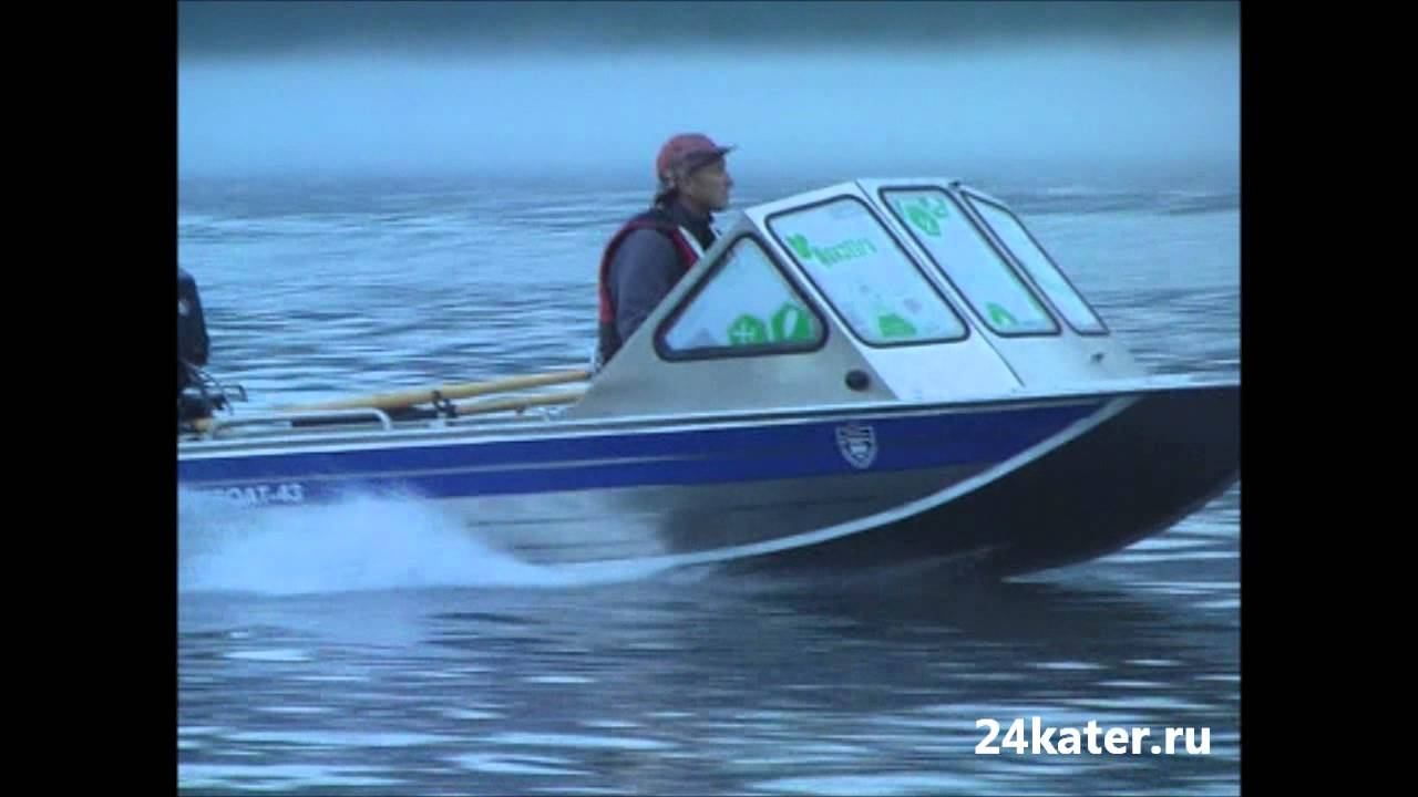 Лодка RusBoat 43 JET и мотор Mercury 40JET