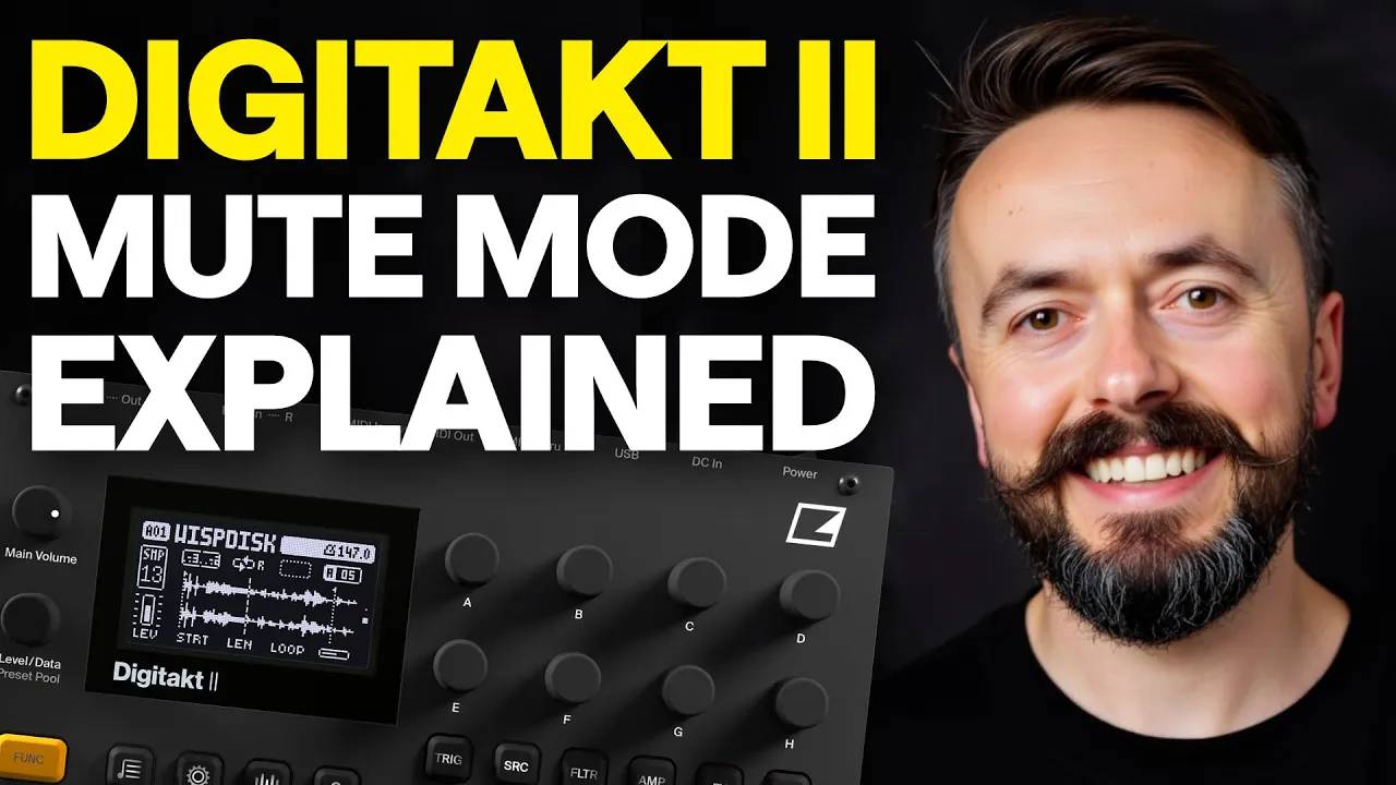 Elektron Digitakt II: How to Use Mute Mode for Live Performance