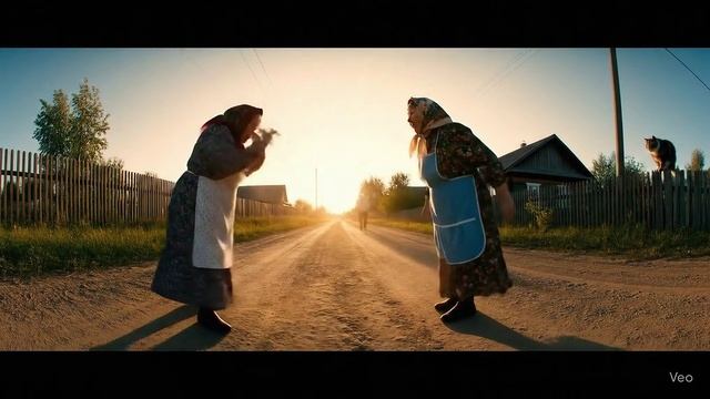 ИИ бабули дерётся