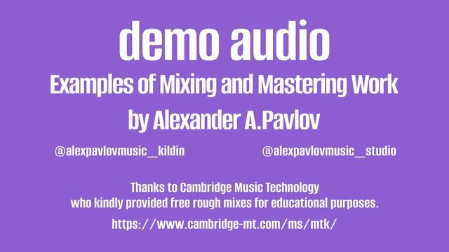 Asam Classical Soloists - Jesu Joy (DemoMix by AlexanderAPavlov_2025)