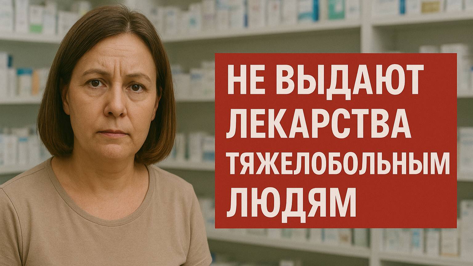 ЧИНОВНИКИ НЕ ВЫДАЮТ ЛЕКАРСТВА ТЯЖЕЛОБОЛЬНЫМ ЛЮДЯМ!