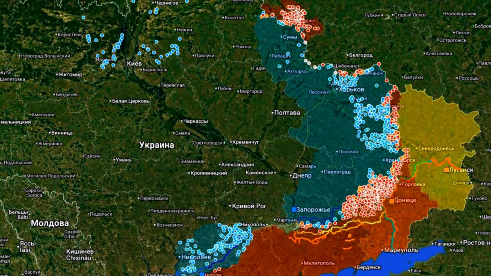 17.09.2025 Карта боевых действий. Краткая обстановка на фронте